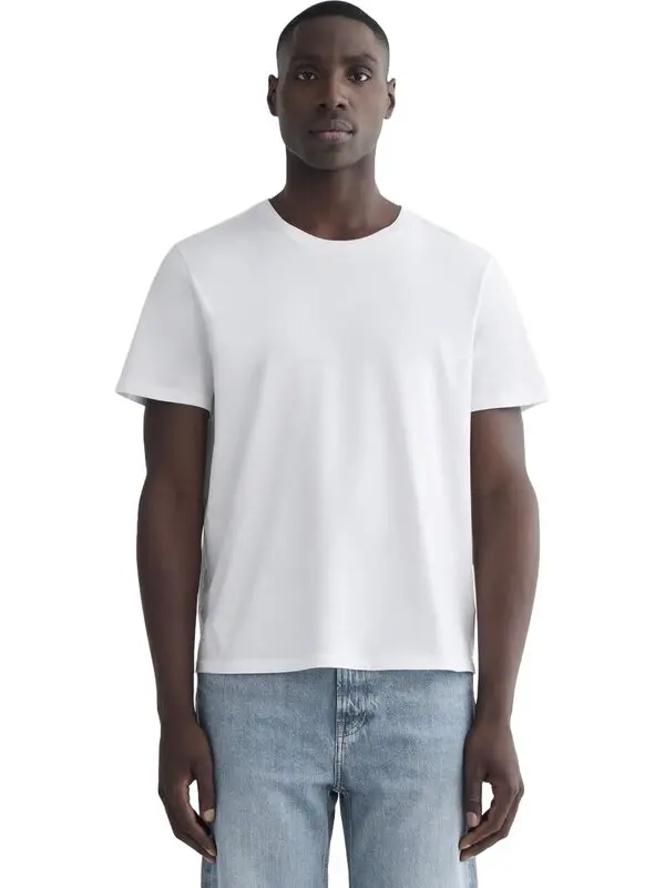 Everlane Essential Organic Crew Neck Tshirt - White