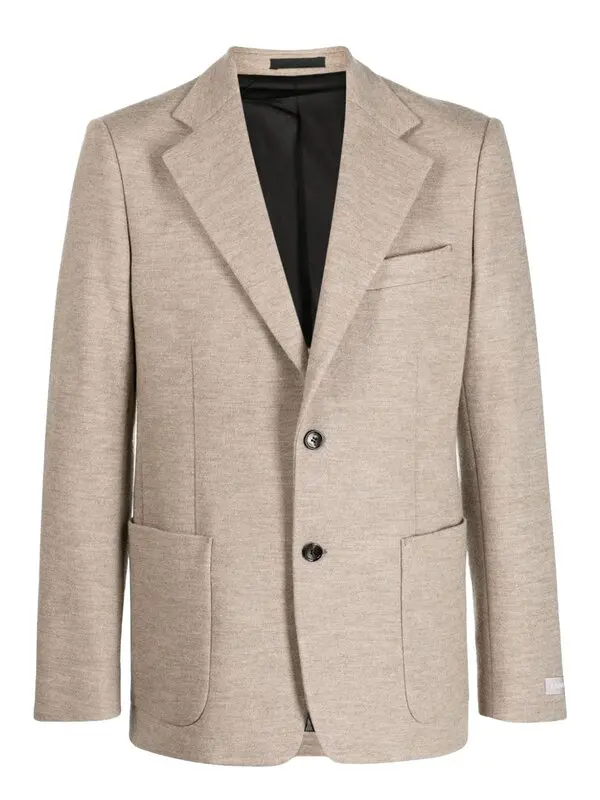 LANVIN Virgin-wool Blazer - Brown