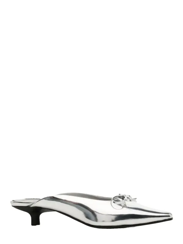 Senso Fenton Ii Patent Leather Mules - Silver