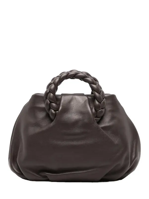 Hereu Small Bombon Leather Tote Bag - Brown
