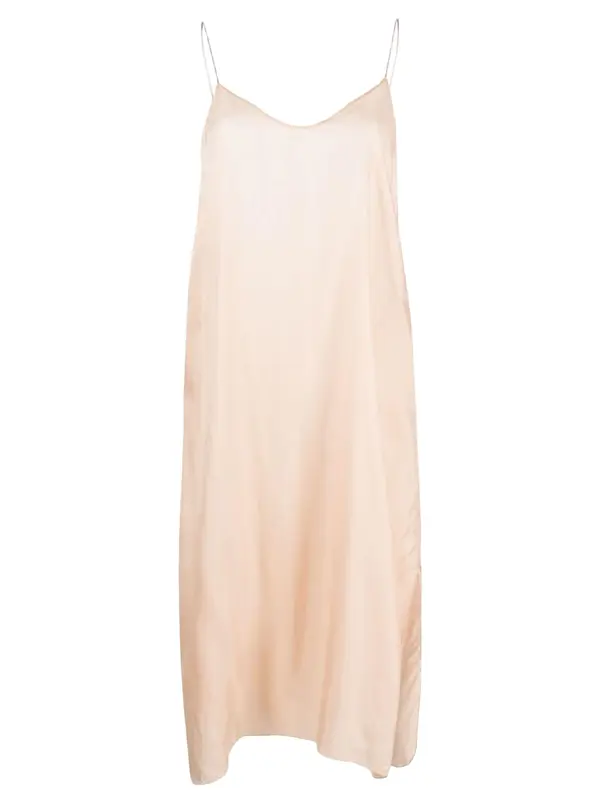 FORTE_FORTE Midi Slip Dress - Neutrals
