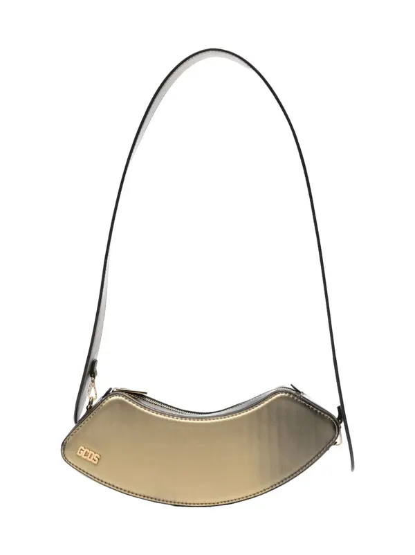 Gcds Comma Shoulder Bag - Gold