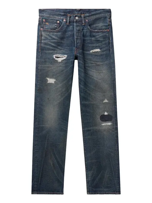 Ralph Lauren Straight-leg Selvedge Jeans - Blue