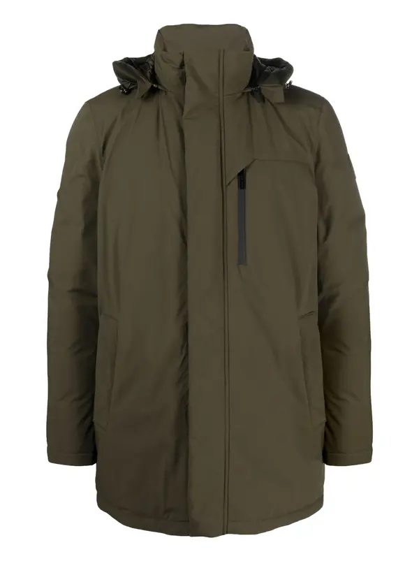 Woolrich Mountain Padded-interior Parka Coat - Green