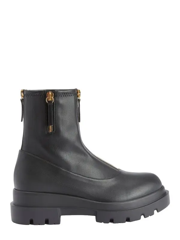 GIUSEPPE ZANOTTI Avide Zip-up Combat Boots - Black