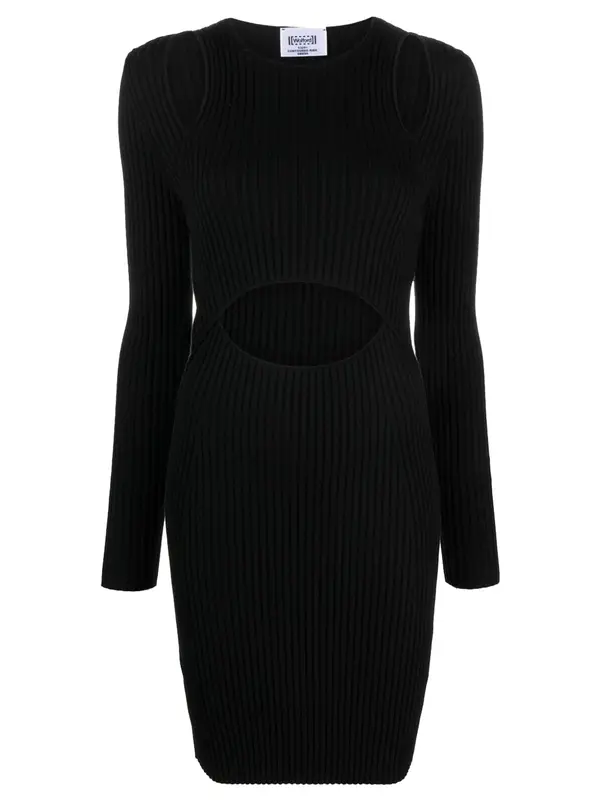 Wolford X Simkhai Ribbed-knit Minidress - Black