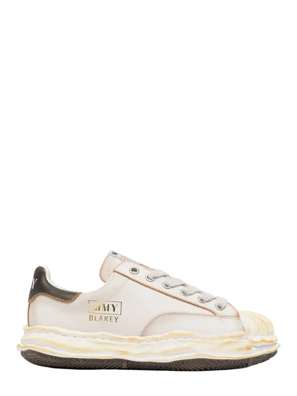 Mihara Yasuhiro Blakey Og Sole Leather Sneakers - White