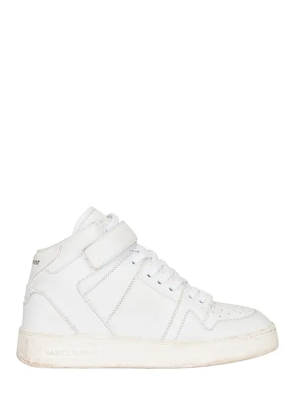 Saint Laurent Jefferson Sneaker - Blanc Optique