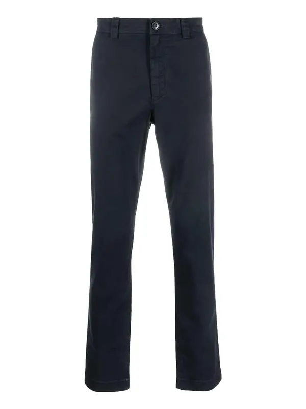 Woolrich Straight-leg Cotton Chino Trousers - Blue