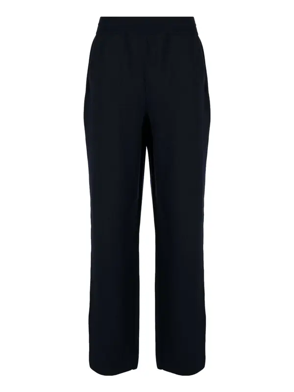 LANVIN Wool-blend Track Pants - Blue
