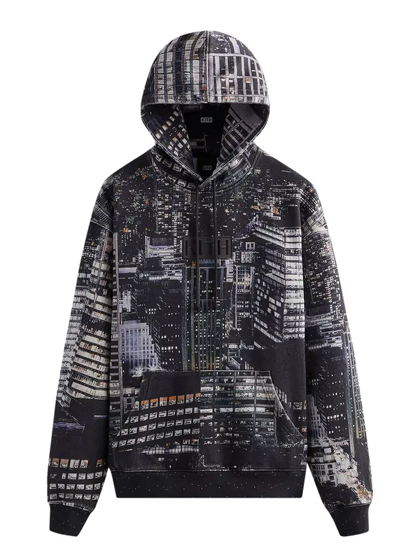 Kith Gotham Hooded Sweatshirt - Black