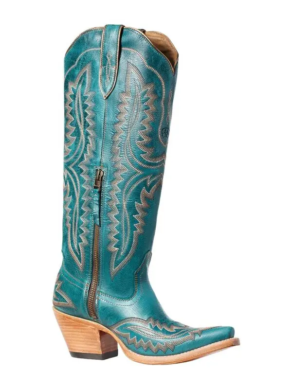 Ariat Casanova Western Boots - Turquoise Leather