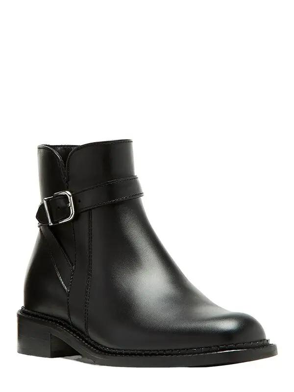 La Canadienne Sarah City Dry™ Waterproof Bootie - Black Leather