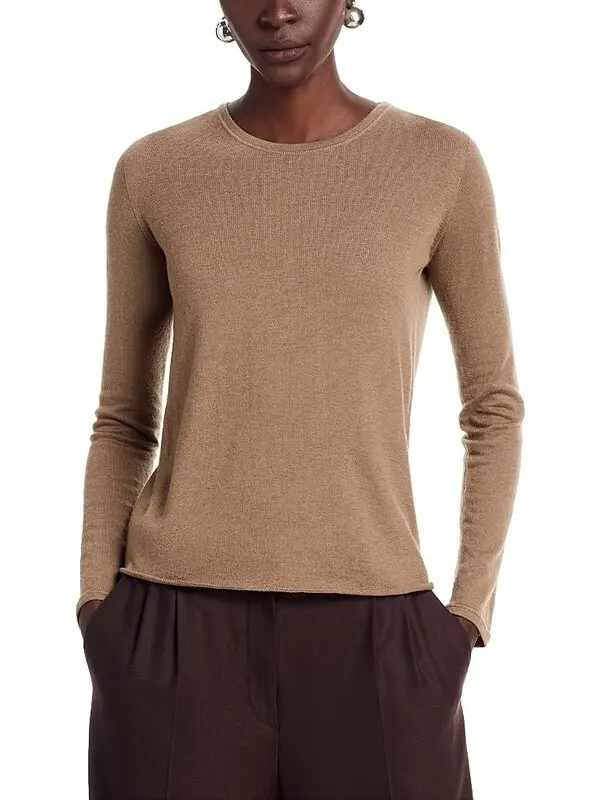 Majestic Filatures Cashmere Crewneck Top - Bison