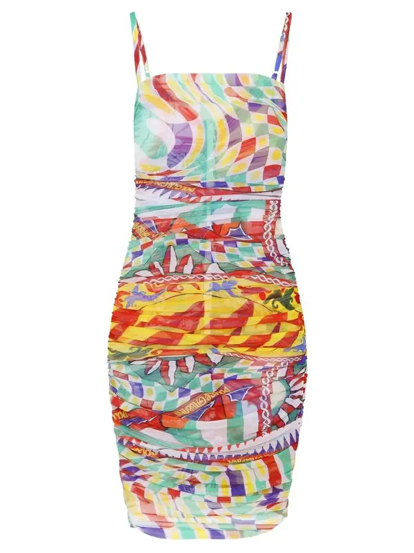Dolce & Gabbana Graphic-print Dress - Multicolour