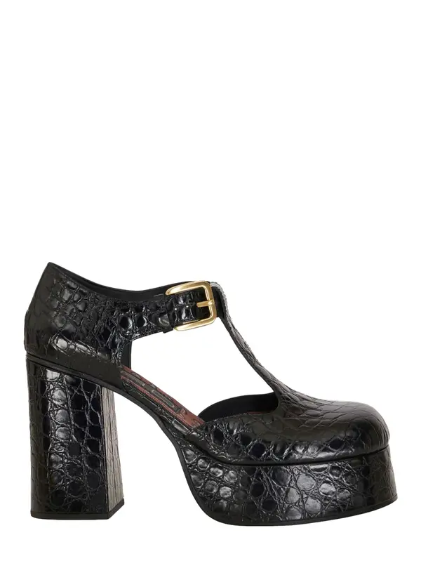 Etro Mary Jane 110mm Round-toe Pumps - Black