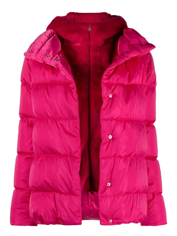Herno Hooded Padded Jacket - Pink