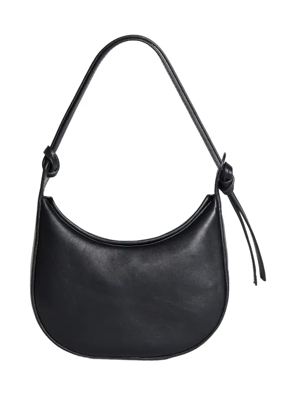 REFORMATION Mini Rosetta Shoulder Bag - Black