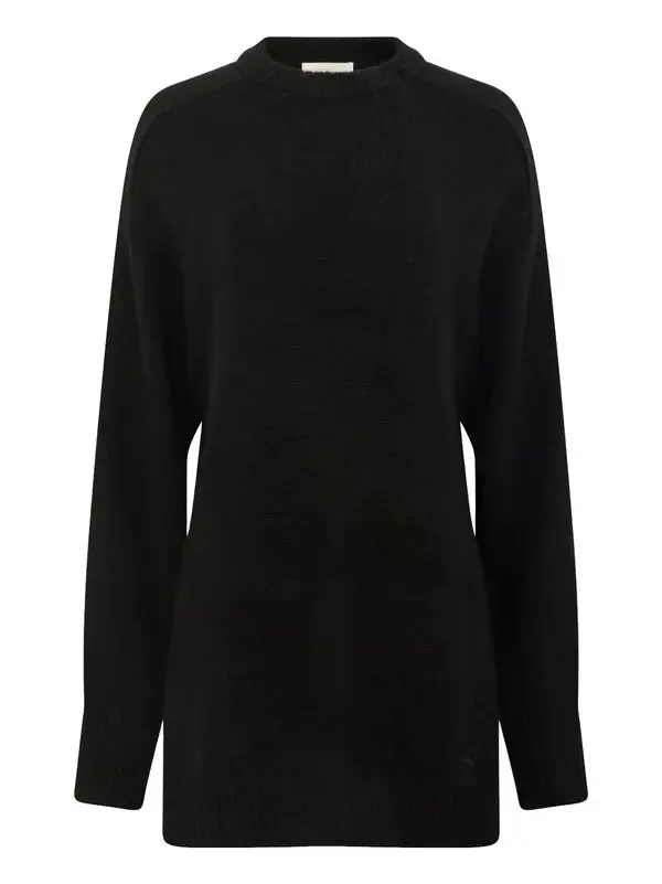 Loulou De Saison Crew-neck Wool-blend Jumper - Black