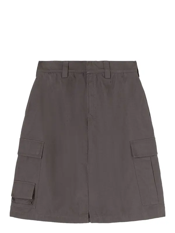 AMBUSH Front-slit Cargo Shorts - Grey