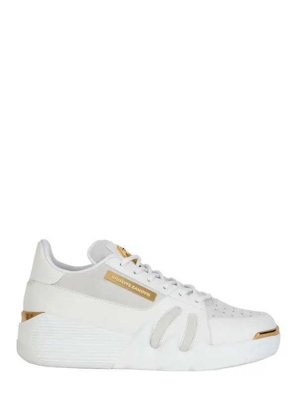 GIUSEPPE ZANOTTI Talon Leather Sneakers - White