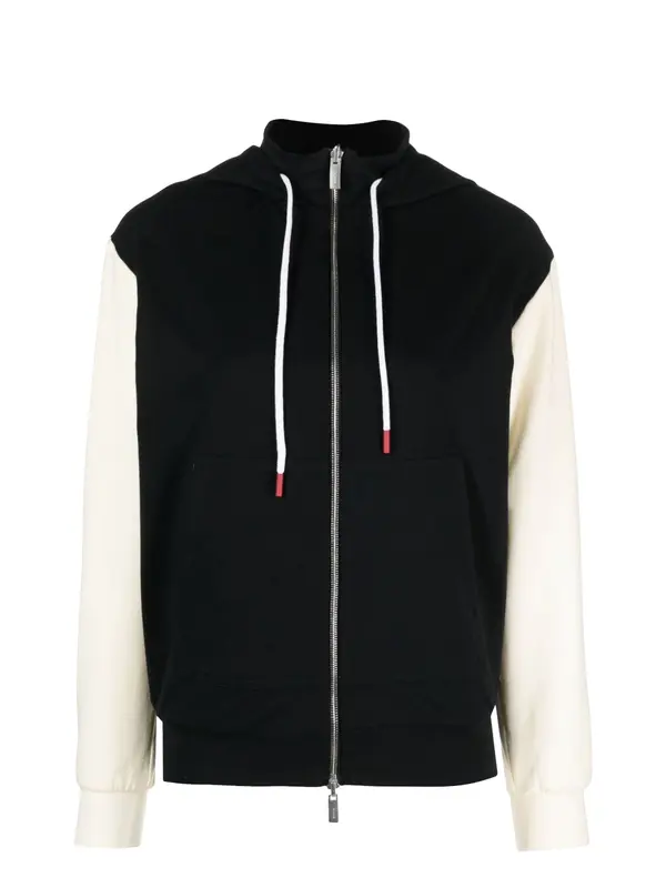 Kiton Drawstring Hoodie - Black