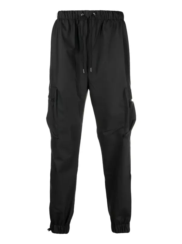 Rains Drawstring-waistband Cargo Trousers - Black