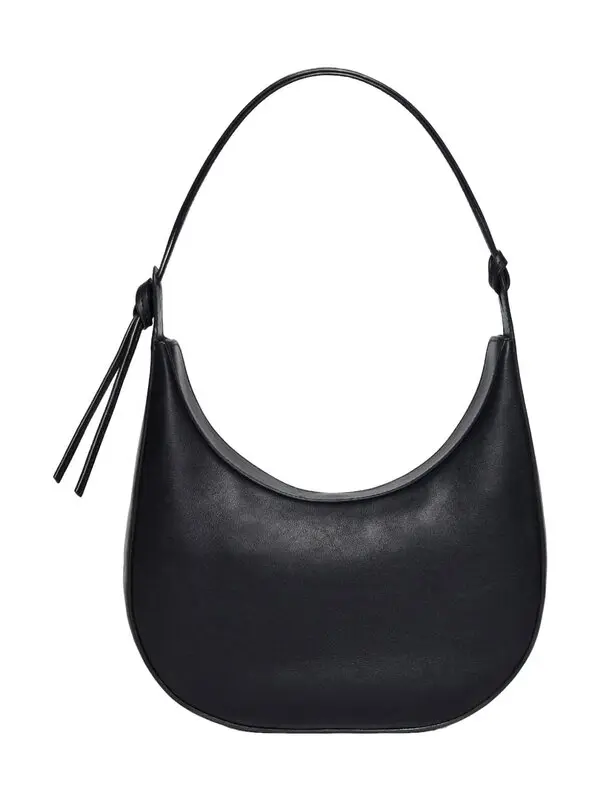 REFORMATION Medium Rosetta Shoulder Bag - Black