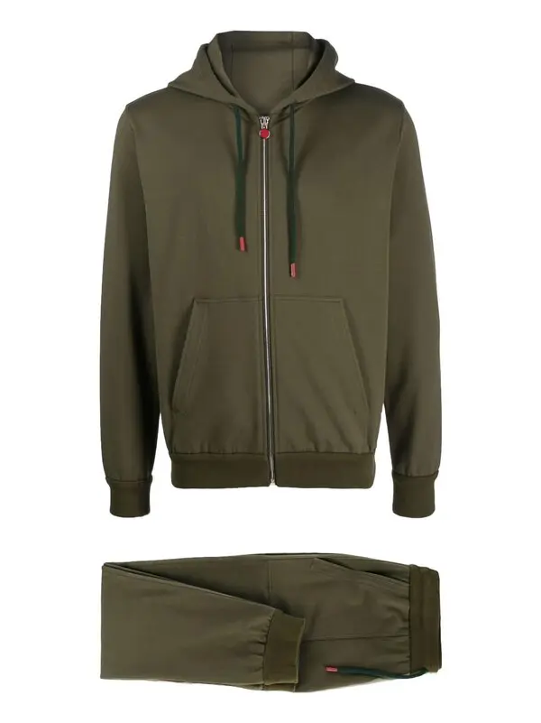 Kiton Hooded Tracksuit Set - Green