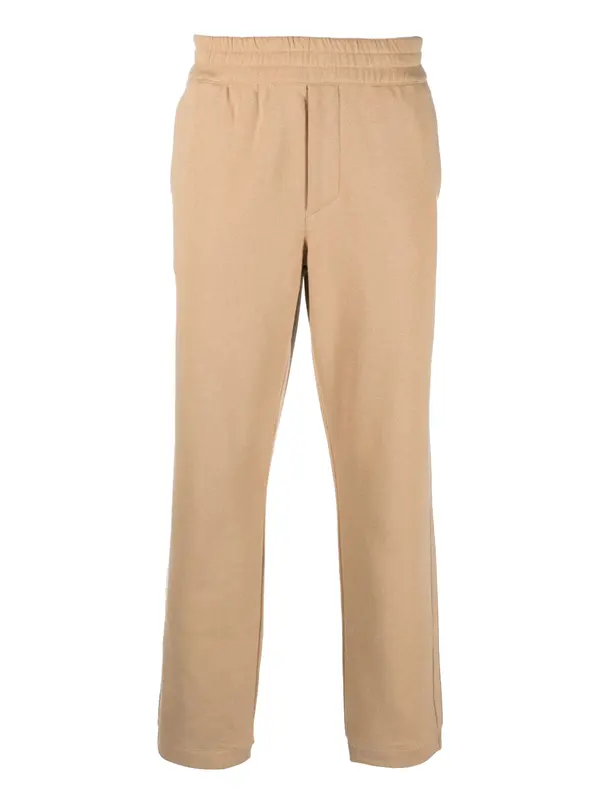 Zegna Slim-cut Cotton Track Pants - Brown