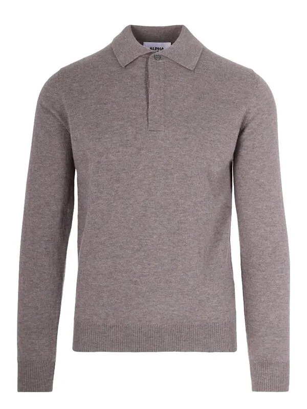 Alpha Studio Lambswool Sweater - Grey