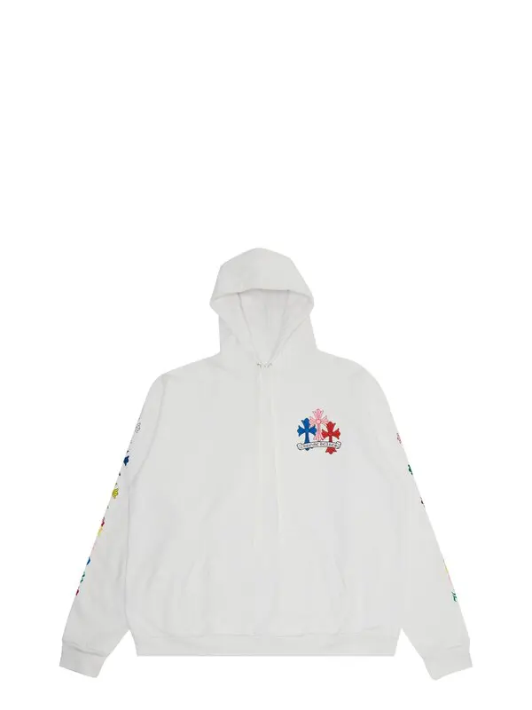 Chrome Hearts Cross Graphic Hoodie - White