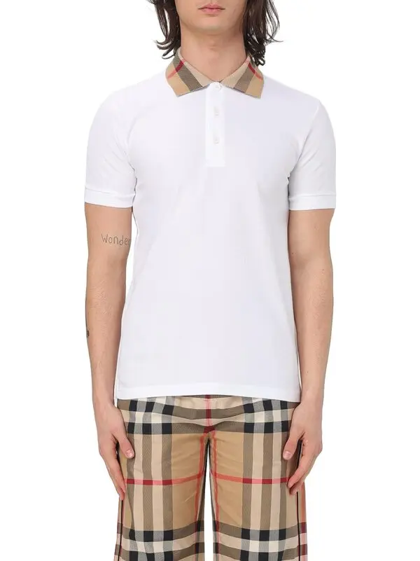 Burberry Polo Shirt - White