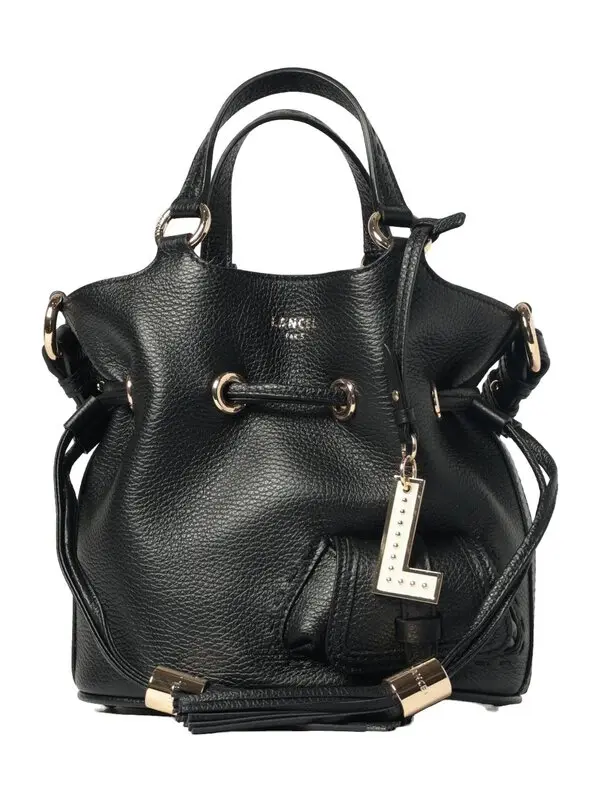 LANCEL Bucket Bag With Tassel Detail - Black