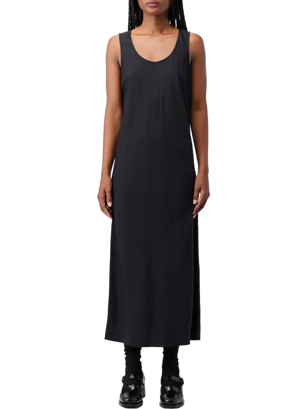 Sportmax Stretch Silk Midi Dress - Black