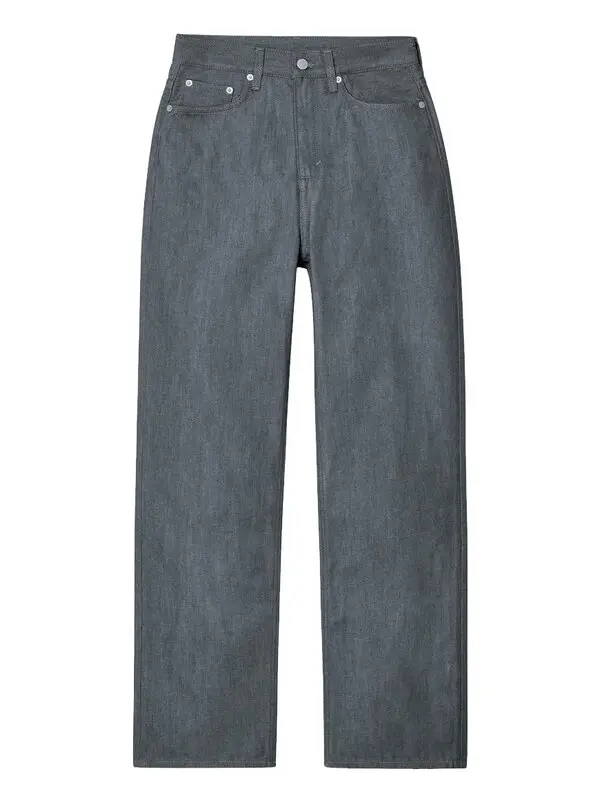 Cos Column Straight-leg Jeans - Gray