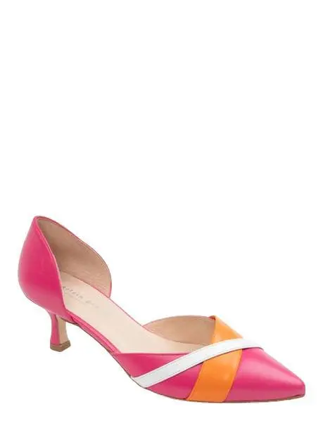 PATRICIA GREEN Milan D'orsay Pump - Pink/ Orange/ White