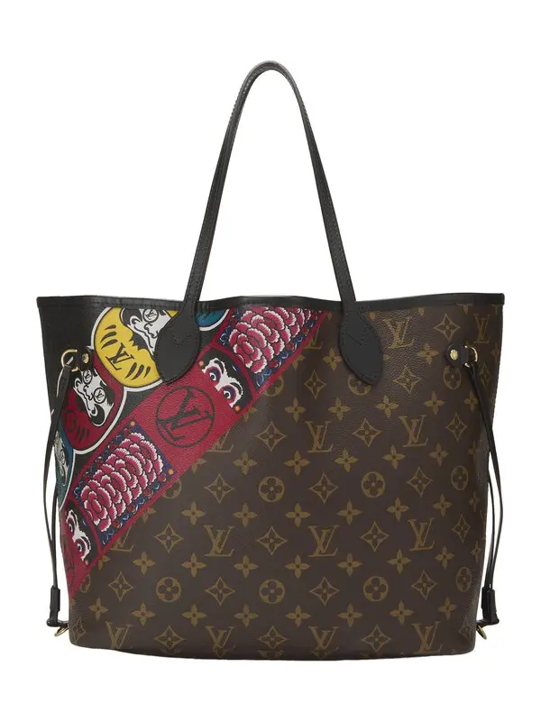 LOUIS VUITTON Monogram Kabuki Neverfull Nm - Black