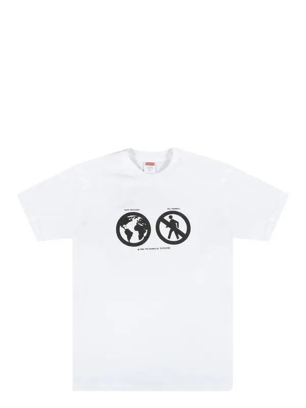 Supreme Save The Planet T-shirt - White