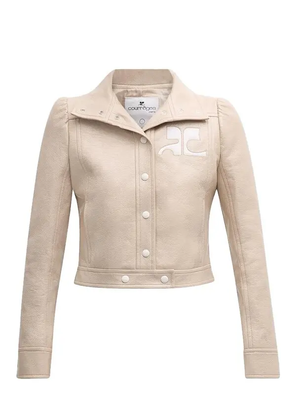 COURREGES Reedition Vinyl Jacket - Grey