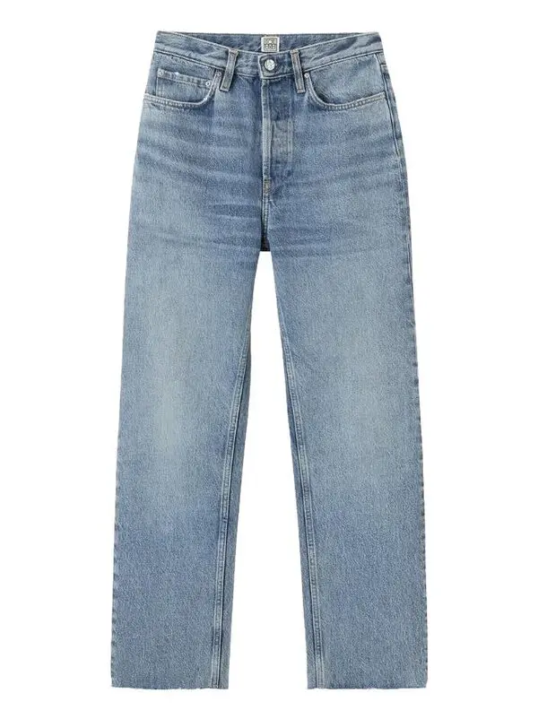 TOTEME Slim-straight Organic Cotton Denim - Worn Blue