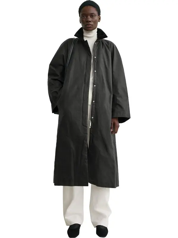TOTEME Country Coat - Washed Black
