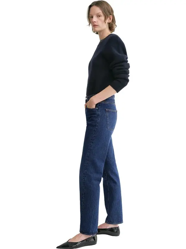 TOTEME Twisted Seam Denim - Dark Blue