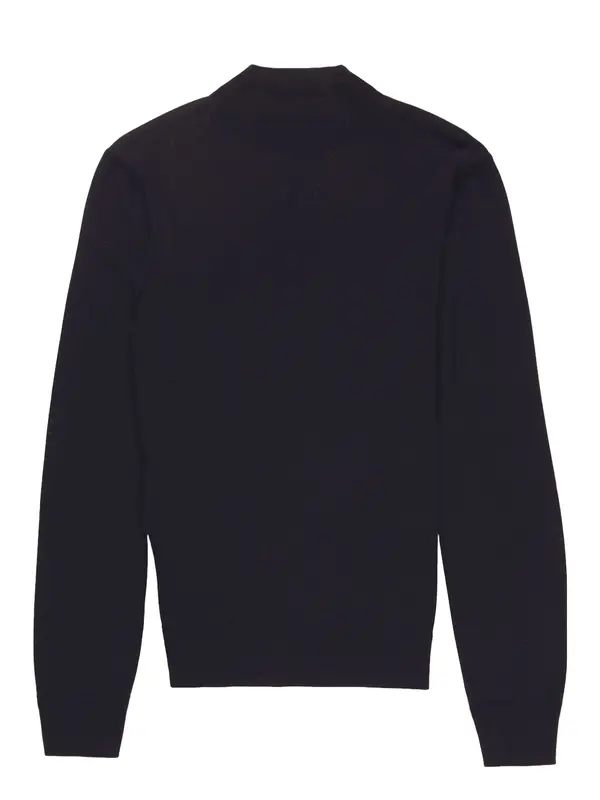 TOM FORD Mock-neck Wool Jumper - Black