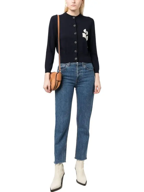 MARANT ETOILE Newton Button-up Cardigan - Blue