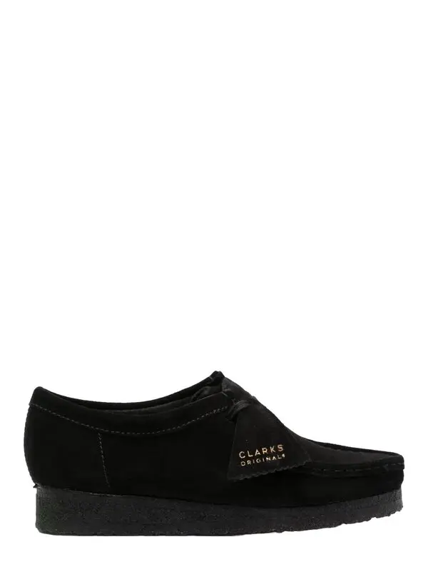 Clarks Wallabee Suede Shoes - Black