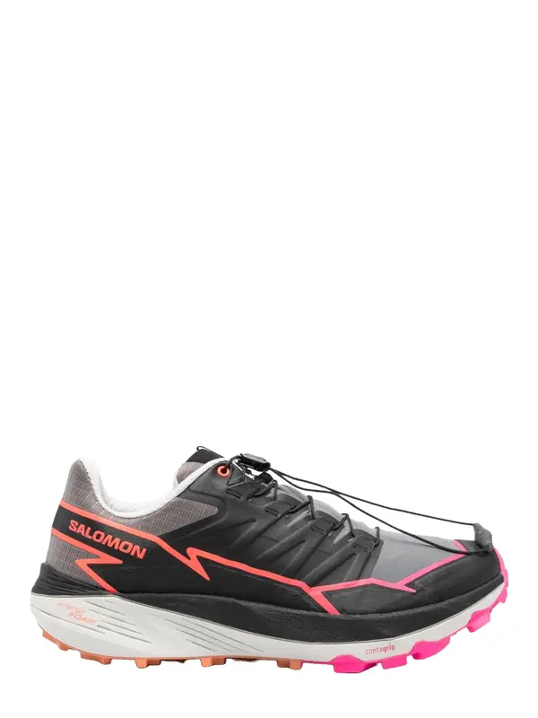 SALOMON Logo-print Panelled-design Sneakers - Black