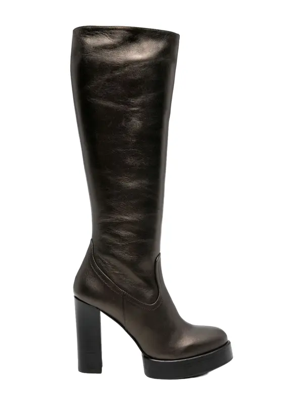 PALOMA BARCELO Davies 110mm Knee-high Boots - Grey