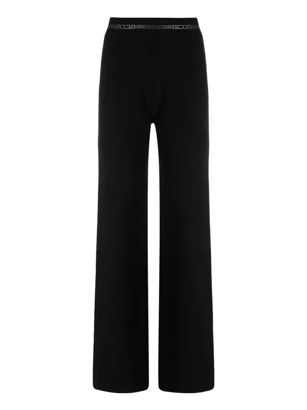 Gcds Straight-leg Trousers - Black