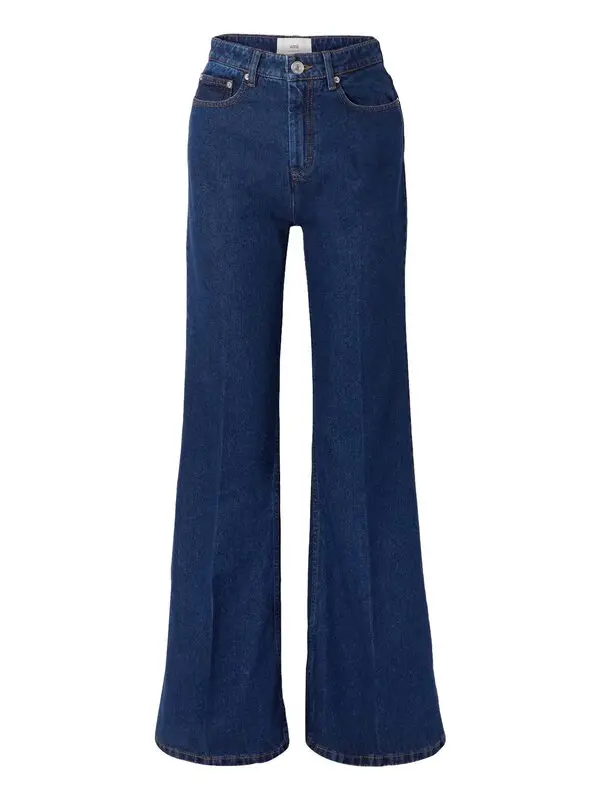 Ami High-rise Flared Jeans - Blue